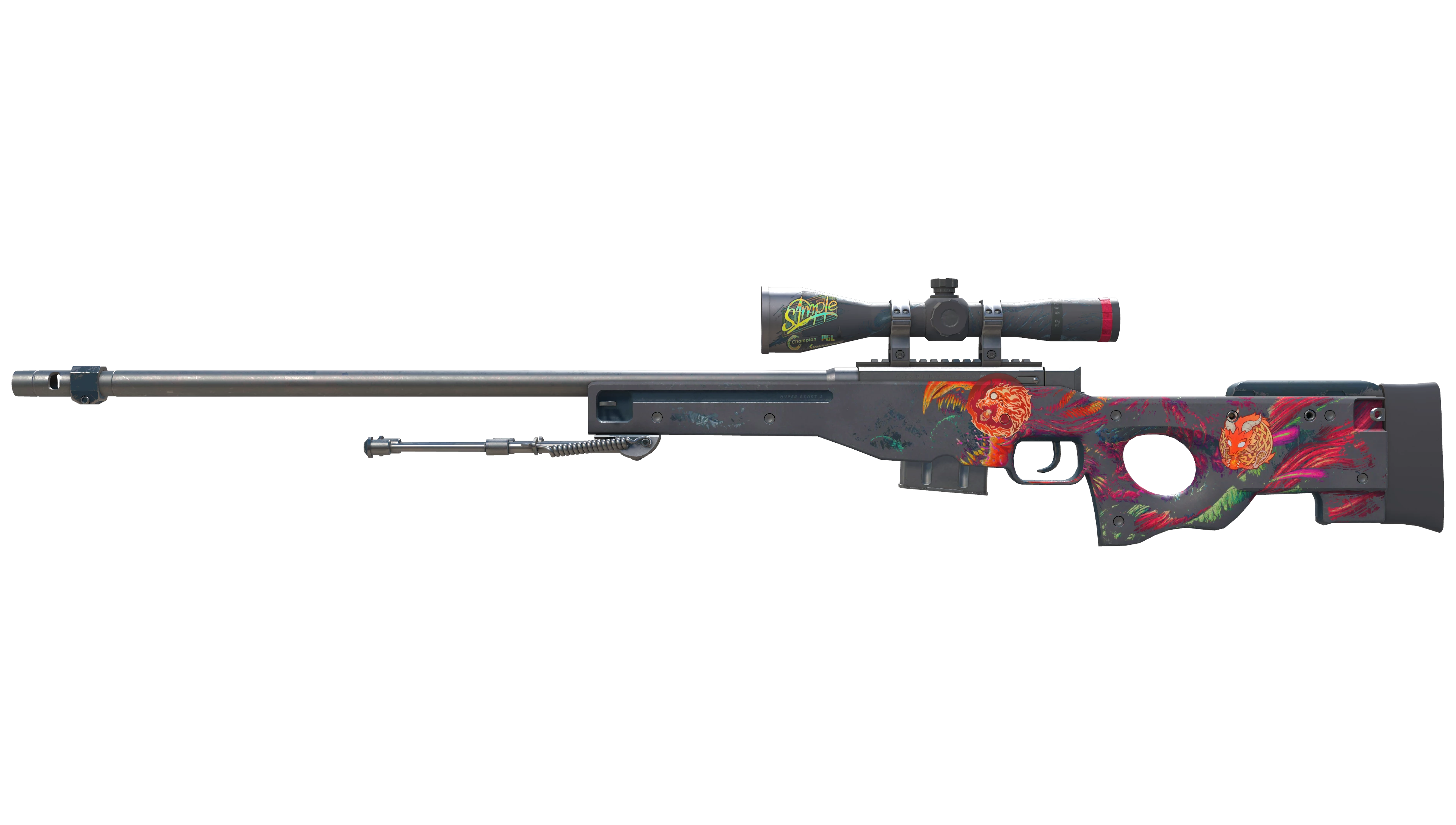 Buy and Sell AWP | Hyper Beast (Battle-Scarred) CS:GO via P2P quickly ...